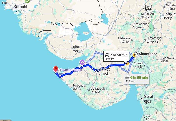 Ahmedabad to Dwarka Distance: A Complete Travel Guide - Gujarat Package