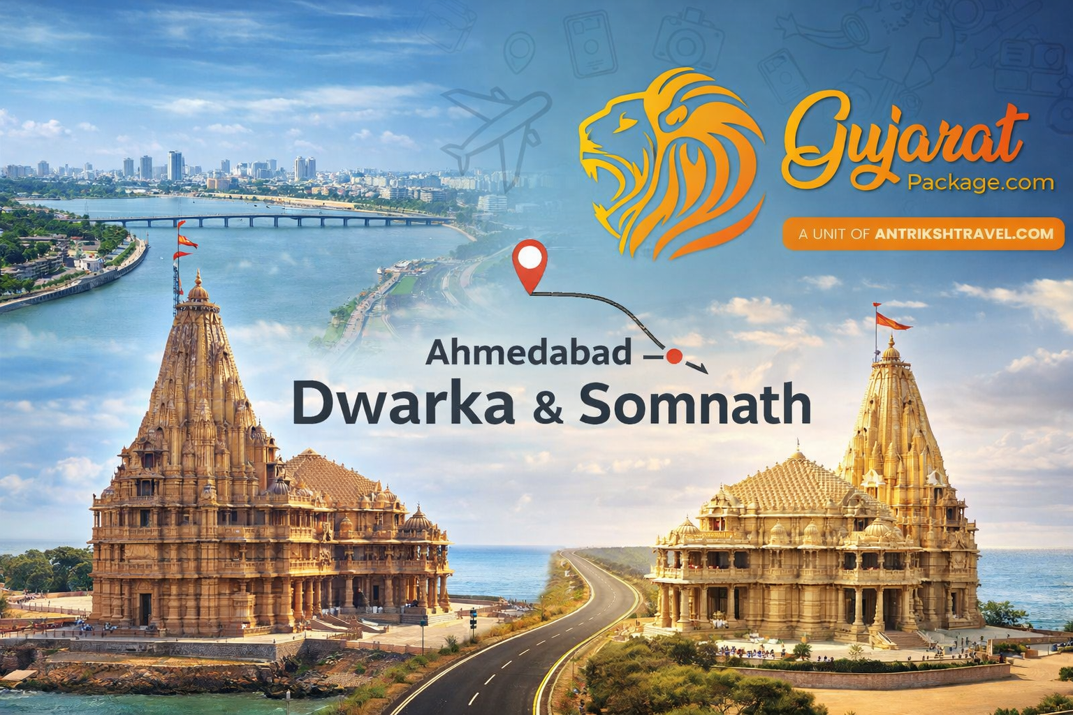 How to Plan a Somnath and Dwarka Trip from Ahmedabad? - Gujarat Package